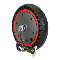 China Second-Generation 36V 350W 8.5 Inch Red Edge Brushless Motor for Electric Scooters for sale