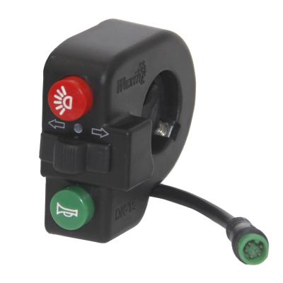 China Electric Scooter Combination Switch with Horn, Headlight & Turn Signals for Kugoo M4 - Compact Handlebar Control Unit for sale