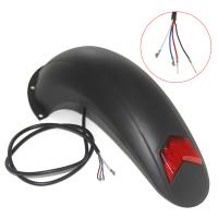 China Rear Fender with Integrated Tail Light for Dualtron & Kugoo M4 PRO Electric Scooters - ABS Plastic Mudguard for sale