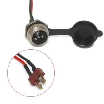 China KUGOO M4 E-Scooter T-Head Power Charger Cable Port Replacement - 1.2m Charging Accessory for sale