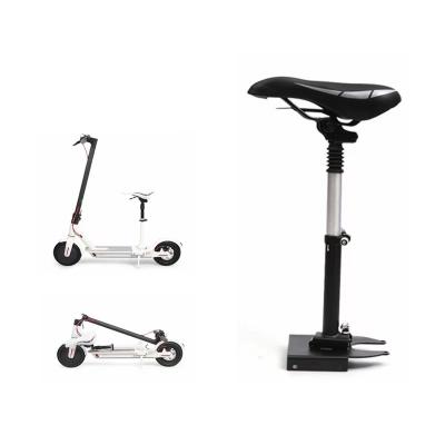 China Adjustable Height Foldable Electric Scooter Seat Shock Absorbing Chair for Xiaomi M365 50cm for sale