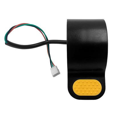 China Xiaomi G30 Electric Scooter Accelerator Throttle 36V ABS Silicone Yellow Replacement Part for sale