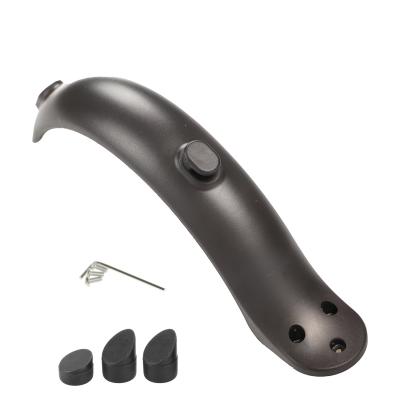 China Mijia M365 1S Electric Scooter Rear Fender with Hook Nylon 8.5x13cm Black White for sale