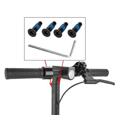 China Baijia Extended Glued Forehead Screw for M365 G30 F30 Electric Scooter Metal 78mm for sale