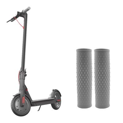 China Non Slip Rubber Electric Scooter Handlebar Grips Pair 22mm 7/8 Inch Spare Parts for sale