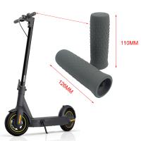 China Max G30 36V Silicone Handlebar Grips - Replacement Parts for Electric Kick Scooter Sharing Fleets in Gray & Black for sale