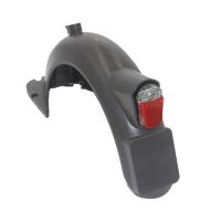 China Max G30D Electric Scooter Rear Fender ABS Back Wing with Tail Light Plate and Wheel Mud Guard - OEM Replacement Part for sale
