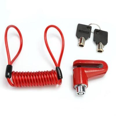China Xiaomi M365 PRO Anti-Theft Disc Brake Lock with 60cm Security Reminder Cable for Electric Scooter Protection for sale