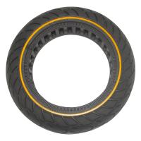 China 10*2.5 Inch Solid Rubber Honeycomb Tire for Ninebot Max G30/G30D/G30P Electric Scooter with Colorful Line Design for sale
