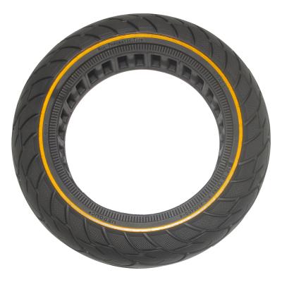 China 10*2.5 Inch Solid Rubber Honeycomb Tire for Ninebot Max G30/G30D/G30P Electric Scooter with Colorful Line Design for sale