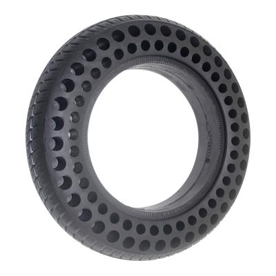 China 10 Inch Electric Scooter Honeycomb Solid Tire 10x2.125 Rubber Porous Tyre for Shock Absorption for sale