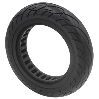 China 10x2.125 Non-Pneumatic Honeycomb Scooter Tire Solid Rubber for Ninebot Electric Scooter Parts for sale