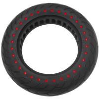 China 10x2.125 Inch Red Airless Solid Tire for Xiaomi Electric Scooter No Flat Shock Absorption Rubber for sale
