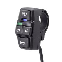 China DK336 3-in-1 Electric Bike Scooter Control Switch for 36V 48V Systems with Horn and Headlight for sale