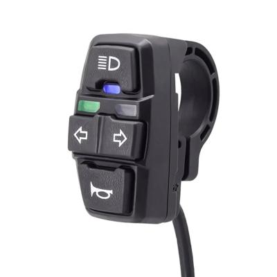 China DK336 3-in-1 Electric Bike Scooter Control Switch for 36V 48V Systems with Horn and Headlight for sale