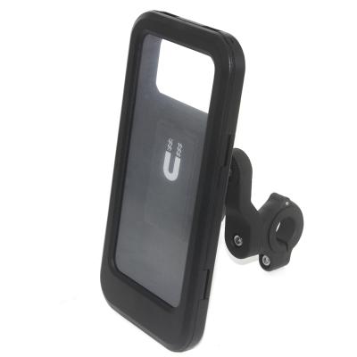 China Universal 360° Waterproof Bicycle Motorcycle Phone Holder - Fits 22-35mm Handlebars, IPX4 Rated for Smartphones up to 6.8 Inches for sale