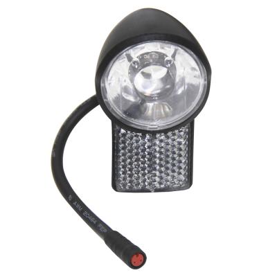 China Custom 2-Pin IP67 Waterproof Front Light for Electric Bikes & Scooters - OEM Headlight Spare Parts for sale