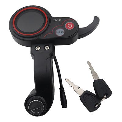 China Shilop TF-100 Aluminium Electric Scooter Throttle with Door Lock Key - Li-ion Compatible Dashboard Control for sale