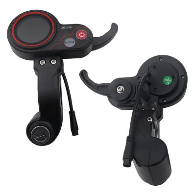 China ZQ-100 Electric Scooter Display with Keys - 12V DC LCD Control Panel Replacement Part for sale