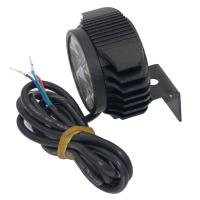 China 12W Front LED Electric Scooter Bicycle Light with Horn - 2-in-1 Waterproof Headlight for 12-80V Ebike Battery Systems for sale