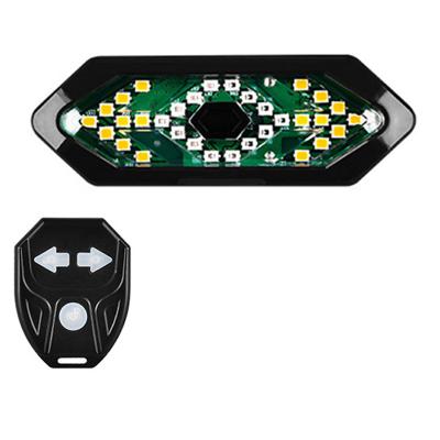 China Remote Control Bicycle Tail Light Set with 500mAh Rechargeable Battery and Wireless Operation for Cycling Safety for sale
