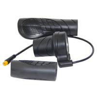 China 20X Half Twist Throttle for Electric Bikes and Scooters with Waterproof SM Connector - Right Handlebar Mount for sale
