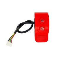 China Electric Scooter Throttle Knob Assembly for HX X8 X9 Speed Control ABS Silicone Red Black for sale
