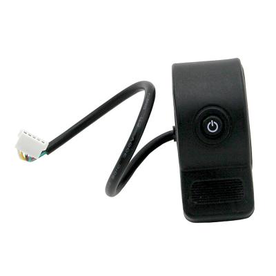 China Kugoo S1 Plus Electric Scooter Thumb Accelerator Speed Dial Replacement Part ABS Silicone Black for sale