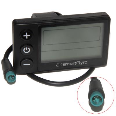 China Smartgyro Digital Meter Speedometer Panel Screen Waterproof Data Display for E-Bike Electric Scooter ABS for sale