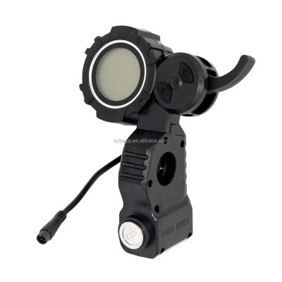 China 48V Electric Scooter LCD Display with Locking Instrument Dashboard for Kick Scooter Parts for sale