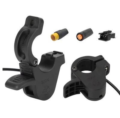 China 300X Electric Bicycle Thumb Scooter Throttle with SM Male Connector for 24V 36V 48V Ebike and Fatbike for sale