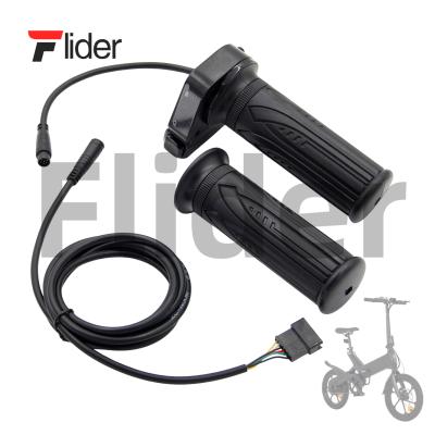 China Throttle Grip Replacement for Jetson Haze & DYU Electric Bikes with Cruise Control and LCD Voltage Display for sale