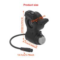 China Kukirin G2Master Electric Scooter Thumb Throttle Replacement 7 Pin Accelerator for sale