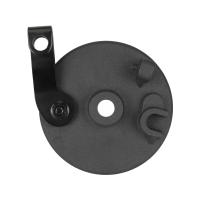 China ABS Front Wheel Side Cover Drum Brake Cover for Xiaomi 5Plus Electric Scooter Black for sale