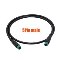 China M8 5Pin 60cm Extension Cable Circular Connector with Flame Retardant PVC and 15 A Rated Current for E-BIKE Parts for sale