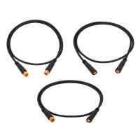China M8 3Pin Waterproof Copper 48V Power Cable Connector Male Female Adapter for Industrial Ebike Parts for sale