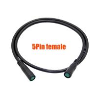 China M8 5Pin 60cm Extension Cable Circular Connector with Flame Retardant PVC and 15 A Rated Current for E-BIKE Parts for sale