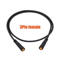 China M8 3Pin Waterproof Copper 48V Power Cable Connector Male Female Adapter for Industrial Ebike Parts for sale