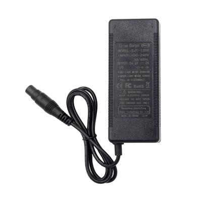 China 54.6 V 2A Li-ion Battery Charger with Overcurrent Protection for Electric Scooters Power Supply for sale