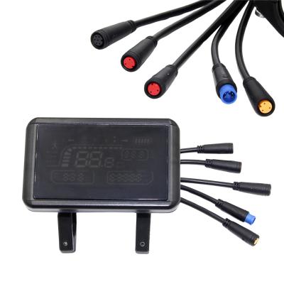 China Waterproof 48V E bike Display Screen LCD Instrument Panel with ABS Material for Electric Scooters for sale