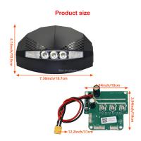 China 48V Durable ABS LCD Display Control Dashboard Replacement for Kukirin G3 Electric Scooter for sale