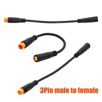 China IP67 Waterproof 3 Pin E-Bike Extension Cable Connector Wire for Throttle Gear Sensor Brake Lever Scooter Parts for sale