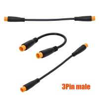 China IP67 Waterproof 3 Pin E-Bike Extension Cable Connector Wire for Throttle Gear Sensor Brake Lever Scooter Parts for sale