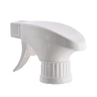 China Double Cover Trigger Sprayer Nozzle 1.2CC Double Mist Trigger Sprayer White for sale