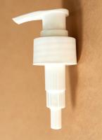 China Ceramic Ball Lotion Pump Head with 1.2-1.5ml Variable Output and 24 410 Neck for Bathroom Soap Bottles for sale