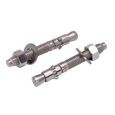 China Stainless Steel NJMKT Wedge Anchor for Concrete Fastening M8 to M16 Size for sale