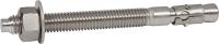 China Stainless Steel NJMKT Wedge Anchor for Concrete Fastening M8 to M16 Size for sale
