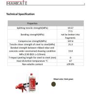 China MKT-500 2:1 Epoxy Resin Anchor Adhesive for Concrete Joints and Chemical Sealant for sale