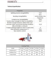 China 390ml Waterproof Fast Setting Dry Injection Chemical Anchor Epoxy Adhesive ETA Direct for sale