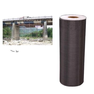 China Unidirectional Carbon Fiber Sheet 200g 3400 GPa for Bridge Reinforcement for sale